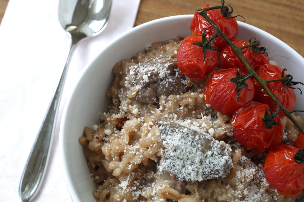 A Different Dinner Idea: Beef and Red Wine Risotto Recipe