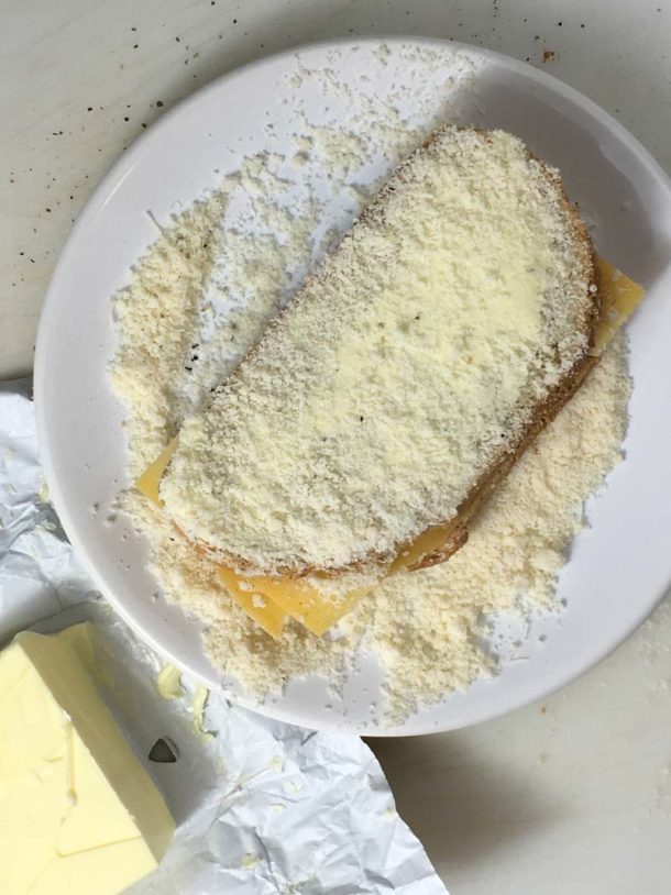 How To Make Grilled Cheese Sandwiches with a Parmesan Crust - The ...
